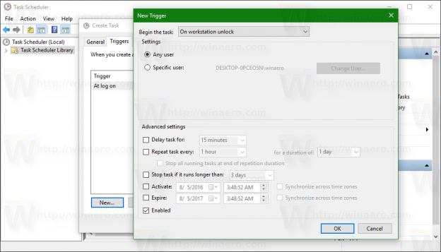 Disable Lock Screen in Windows 10 Anniversary Update version 1607