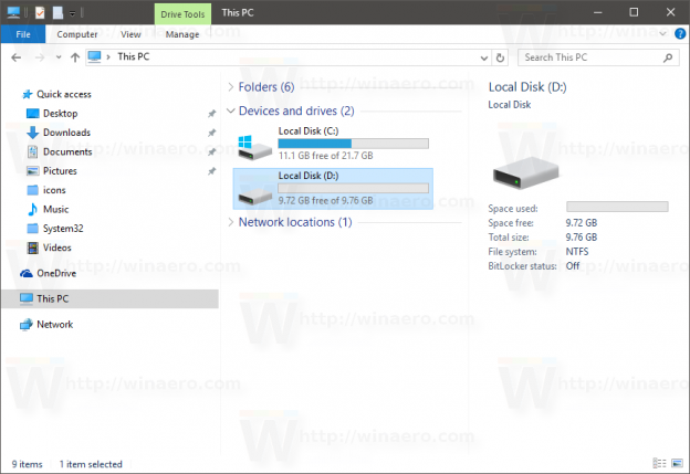 Change drive icon in Windows 10 with a custom *.ico file