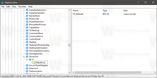 Change drive icon in Windows 10 with a custom *.ico file