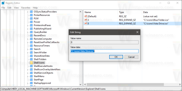 Change drive icon in Windows 10 with a custom *.ico file