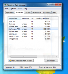 How to see if process is 32-bit on Details tab of Task Manager