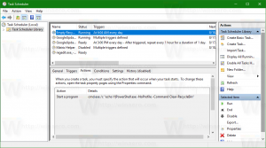 Empty Recycle Bin automatically in Windows 10