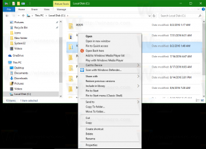 Remove Cast to Device from Context Menu in Windows 10