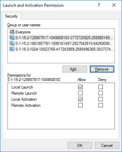 Fix for Event ID error 10016: DCOM server not having Local Activation ...