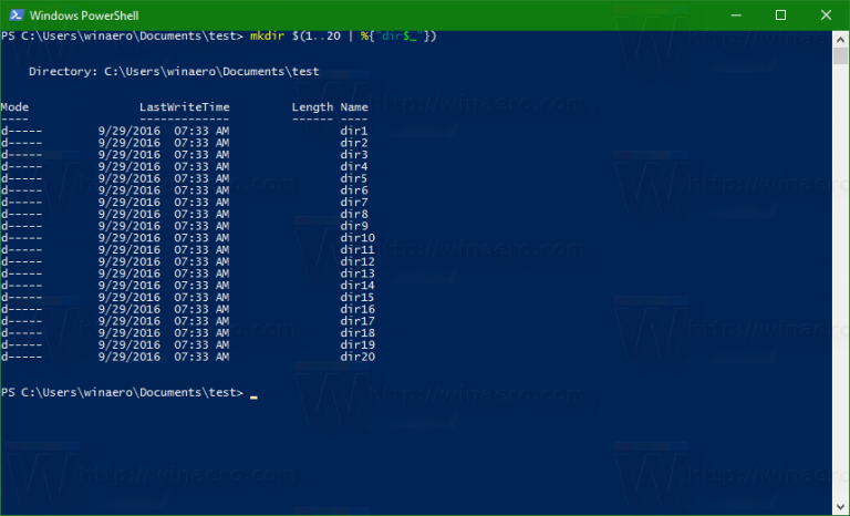 Create Multiple Directories All At Once In Windows 10
