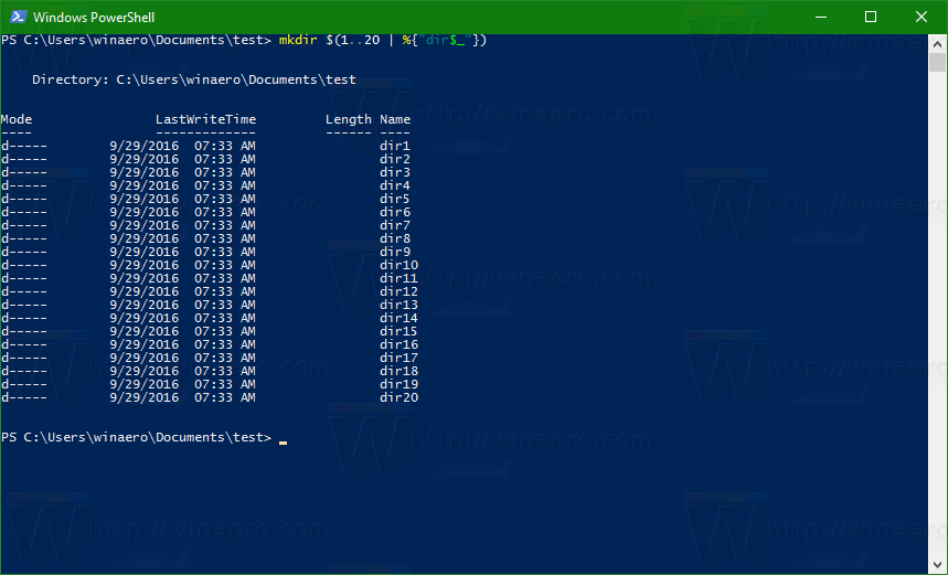 Create Multiple Directories All At Once In Windows 10