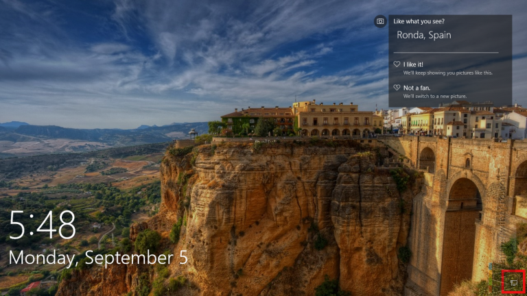Disable the Network icon on Lock Screen in Windows 10