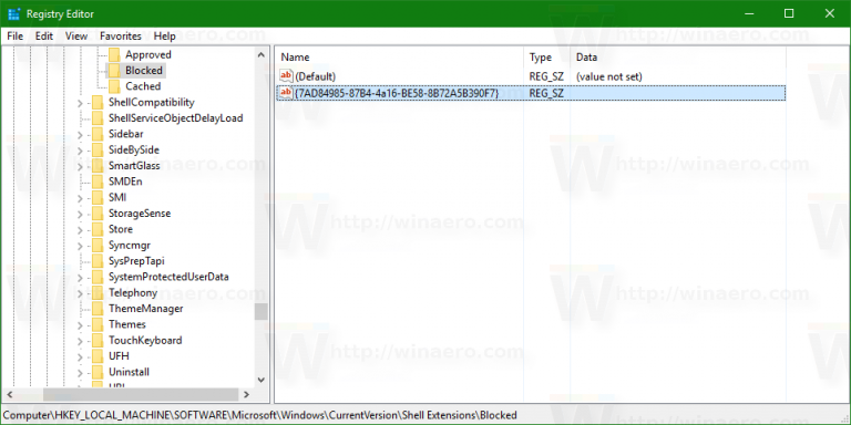 Remove Cast to Device from Context Menu in Windows 10