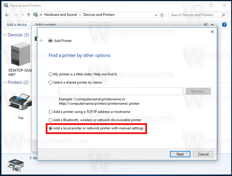 How to remove Print to PDF Printer in Windows 10