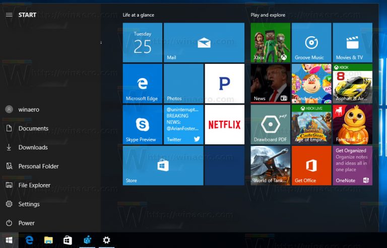 How To Add User Folders To Start Menu In Windows 10
