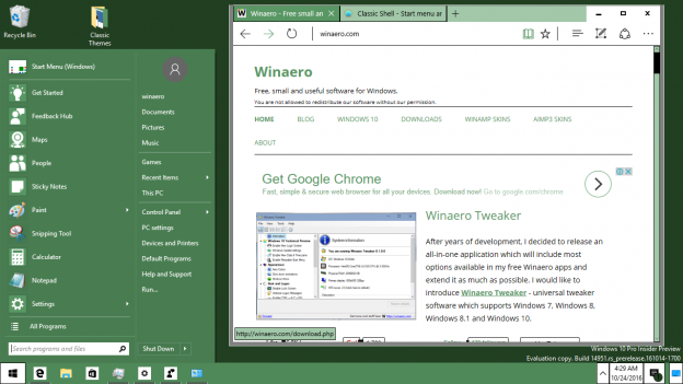Download classic Windows themes for Windows 10
