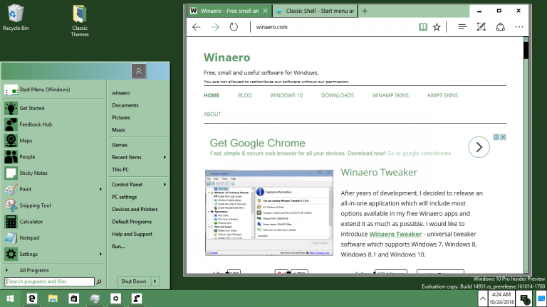 Download classic Windows themes for Windows 10