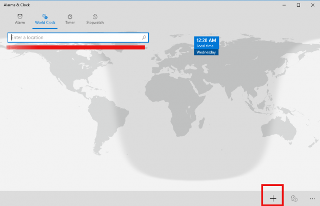 Pin World Clock Tile to Start Menu in Windows 10