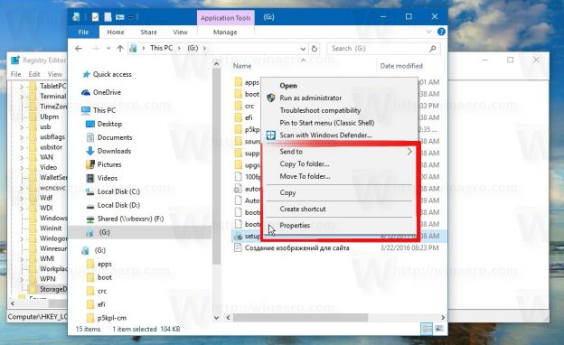 Enable USB write protection in Windows 10