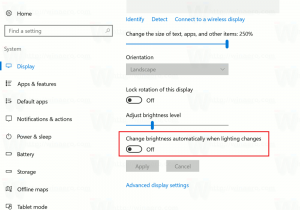 How to Enable or Disable Adaptive Brightness in Windows 10