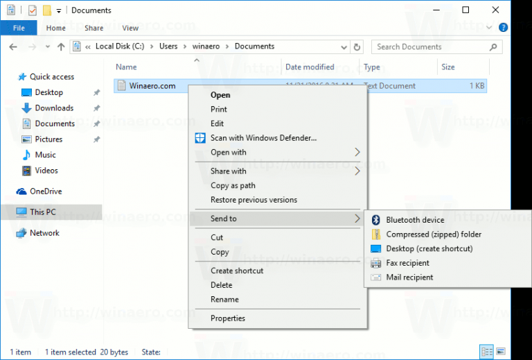 How to Hide Drives from the Send To Menu in Windows 10