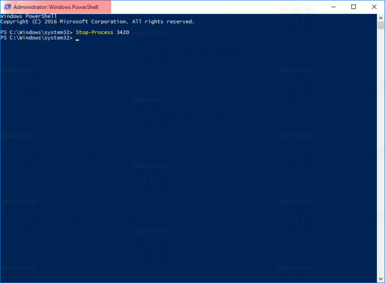 How to End a Process with PowerShell