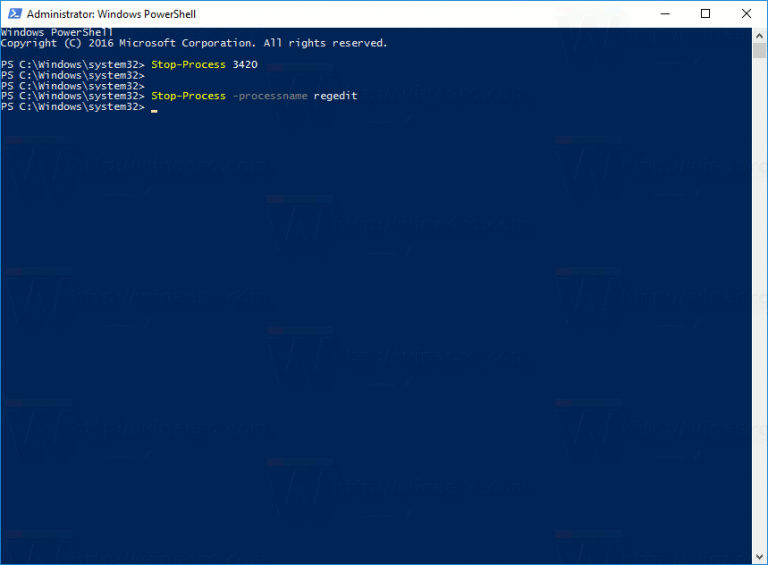 How to End a Process with PowerShell
