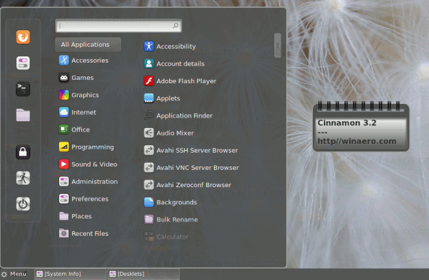 Cinnamon 3.2 is out