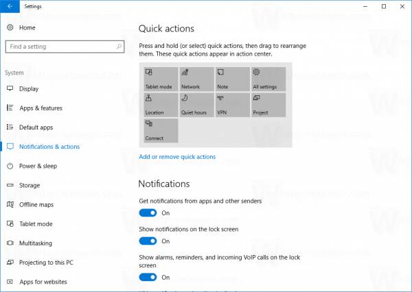 Disable tips about Windows 10