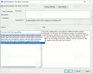 How to Hide or Show Ribbon In File Explorer in Windows 10