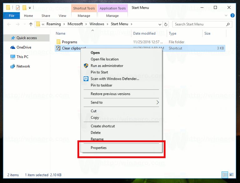 Clear Clipboard Data in Windows 10 with Shortcut or Hotkey