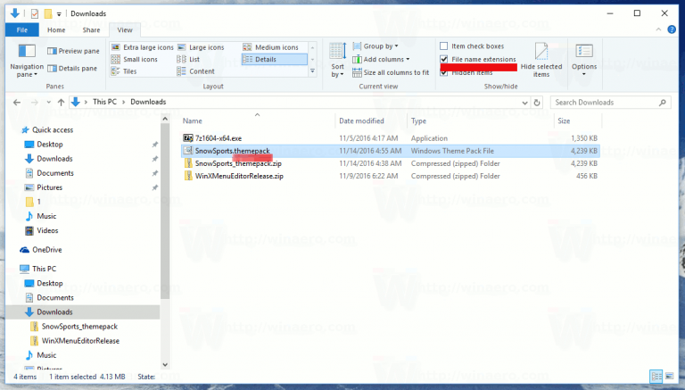 Extract wallpapers from themepack or deskthemepack file