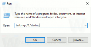 Open Startup tab of Task Manager Directly in Windows 10