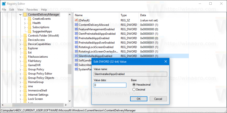 A Tweak To Turn Off Automatically Installing Suggested Apps In Windows 10