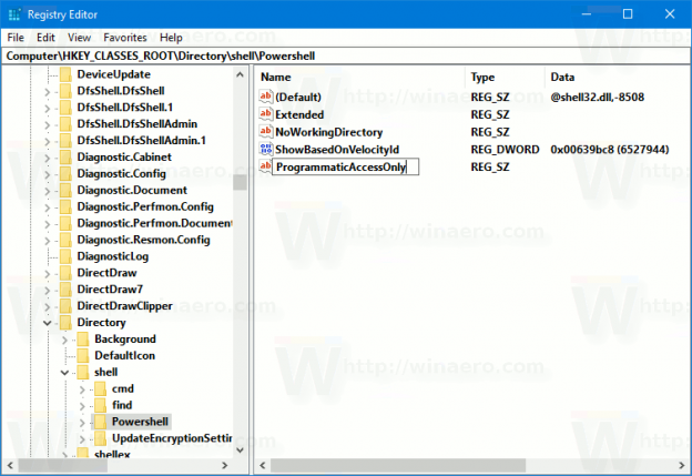 Remove Open Powershell Window Here From Context Menu In Windows 10