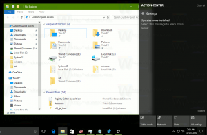 Make Action Center Remain Open in Windows 10
