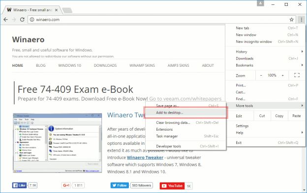 How to Pin a Website to the Start Menu in Windows 10
