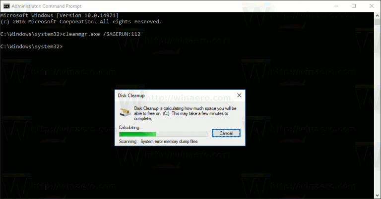 Create a Preset for Cleanmgr (Disk Cleanup)