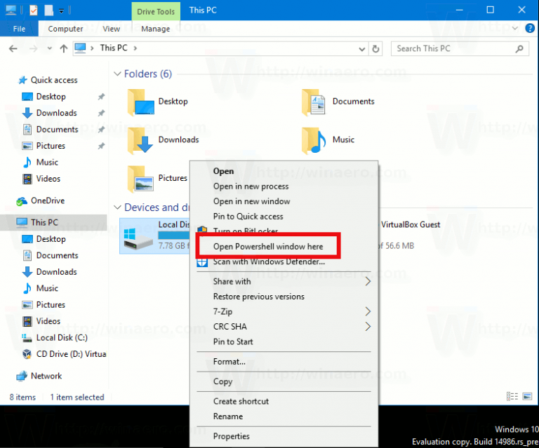Windows 10 Build 14986 Replaces Command Prompt With Powershell Everywhere