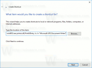 Open Printer Queue With a Shortcut in Windows 10