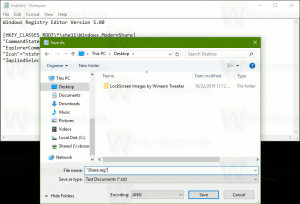 Add Share Context Menu Command in Windows 10