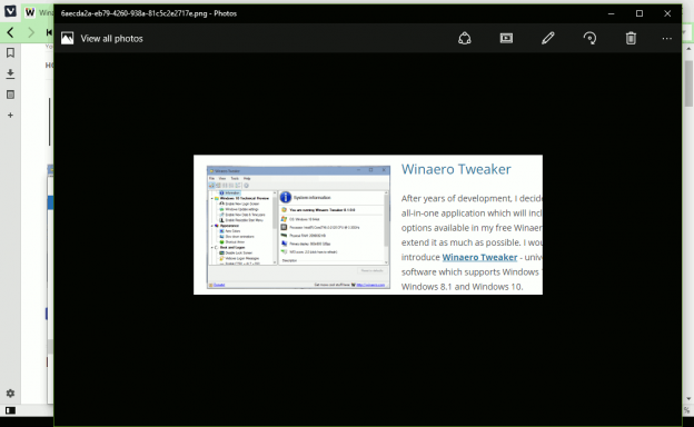 Capture Screenshot of Opened Page in Vivaldi Browser