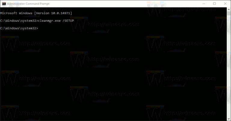Disk Cleanup Cleanmgr Command Line Arguments In Windows 10