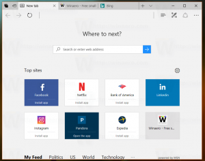 Set Tabs Aside in Microsoft Edge (Tab Groups)