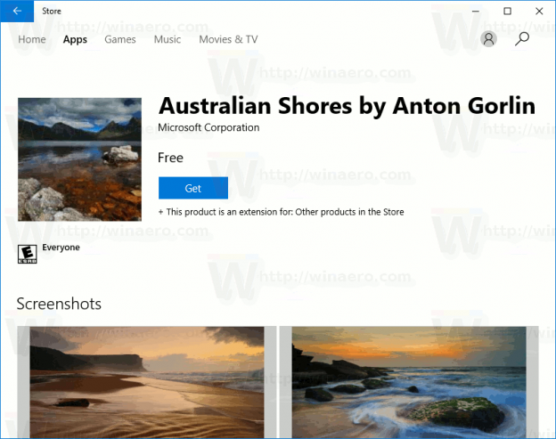 How to Install Themes from Store in Windows 10