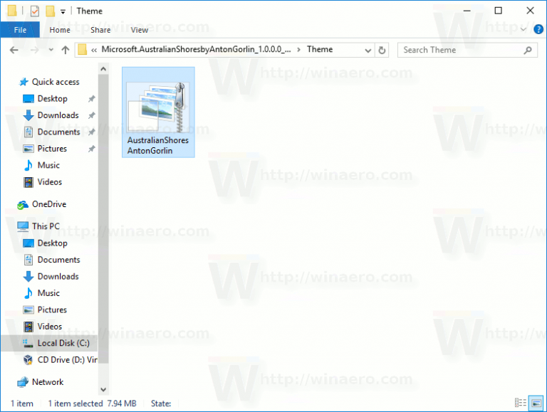How to Install Themes from Store in Windows 10