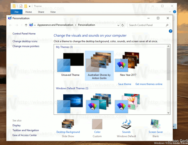 How to Install Themes from Store in Windows 10