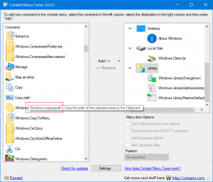 Context Menu Tuner 3.0 is out