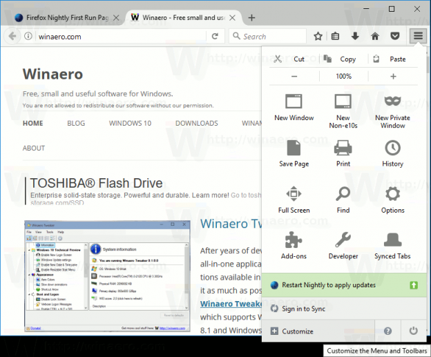 Here Are New Compact Themes in Firefox 53
