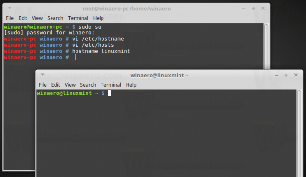 How to Rename Computer in Linux Mint and Change PC Host Name