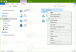 Add Change Icon to Library Context Menu in Windows 10