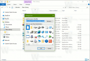 Add Change Icon to Library Context Menu in Windows 10