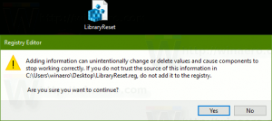 Add Restore Settings to Libraries Context Menu in Windows 10