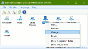 Change Icons of Default Libraries in Windows 10