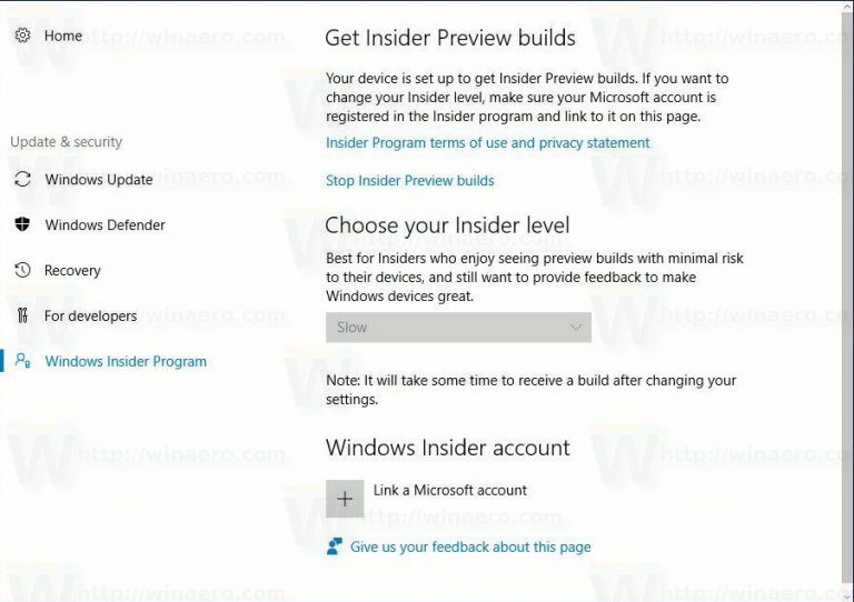 Windows 10 May Get New Windows Insider Program Page